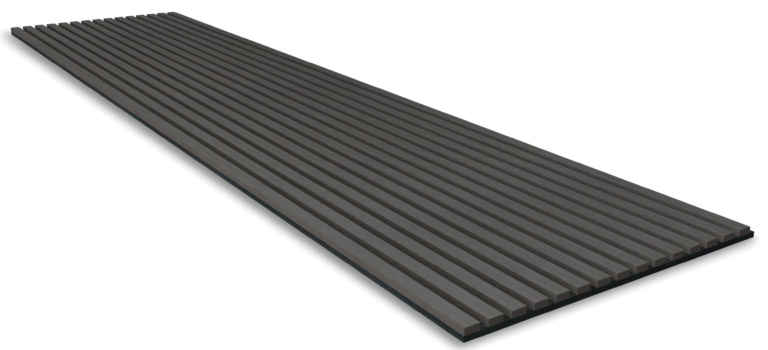 Black Oak Acoustic Slat Wood Panel (2,4m) - Inspiration Wood